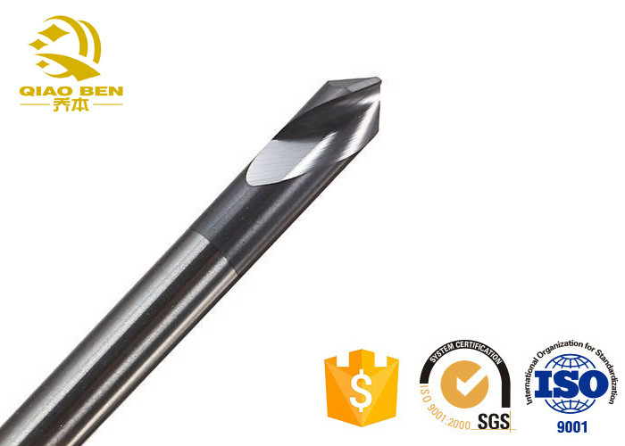 High Precision Chamfer End Mill Cutter 45 Degree Chamfer End Mill 50-10 Mm Overall Length
