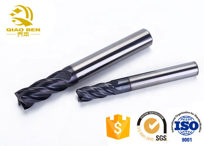 High Speed Cnc Chamfer Tool Carbide Chamfer End Mill 55 Degrees Four Edged