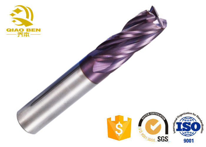 High Efficiency 60 Degree Chamfer End Mill Wear Resistance Large Groove ...